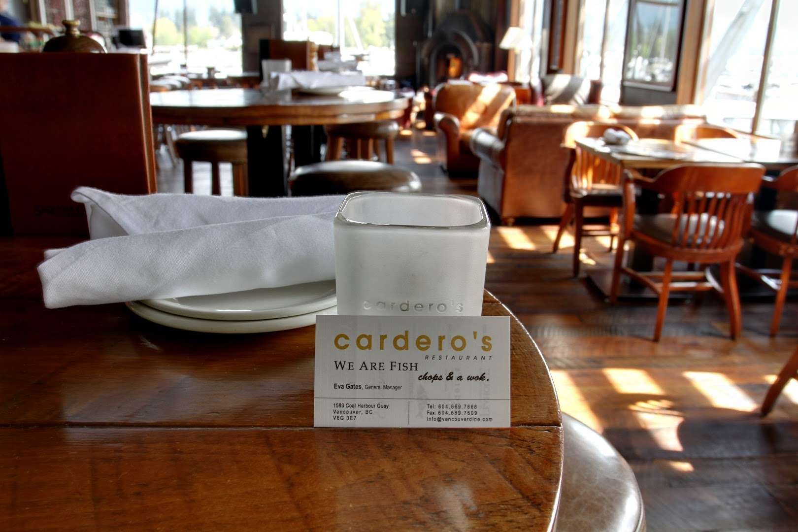 Cardero's Restaurant - Downtown Vancouver